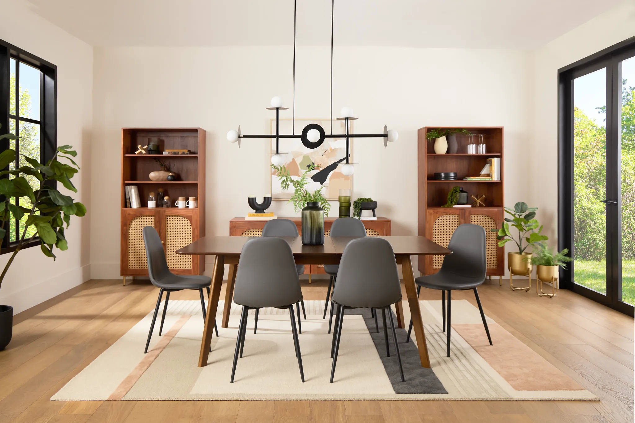 Palmdale Dark Tone Rectangular Table