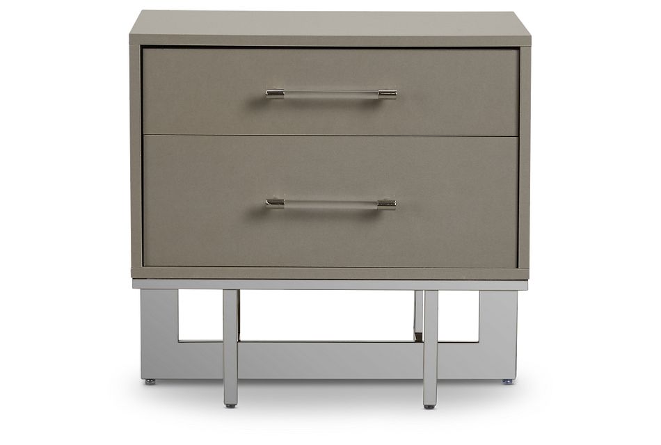 Cortina Champagne Nightstand, (1)