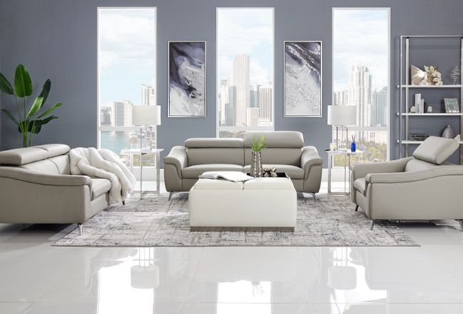 Gunner Gray Micro Sofa