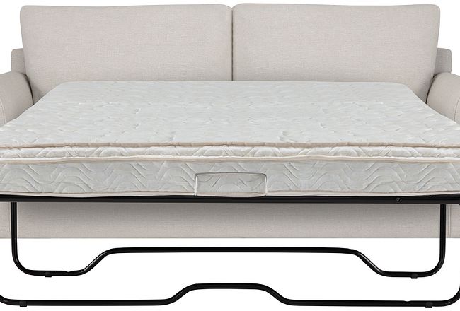 Asheville Light Taupe Fabric Innerspring Sleeper