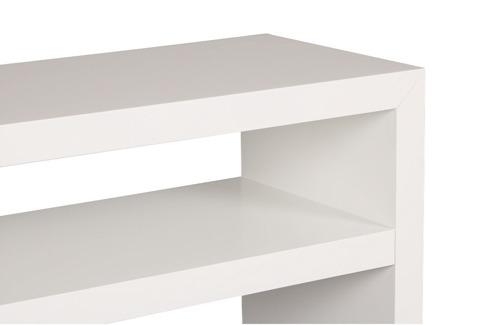 Nantucket White Open Console Table