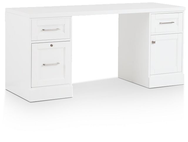 Newport White Writing Desk (2)