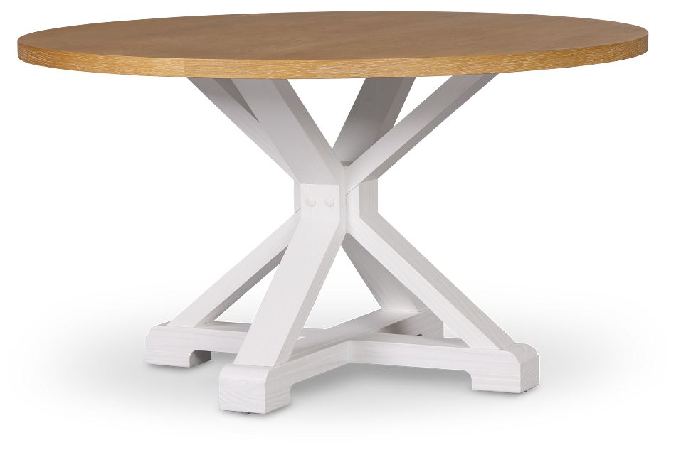 Nantucket Two-tone Light Tone Round Table