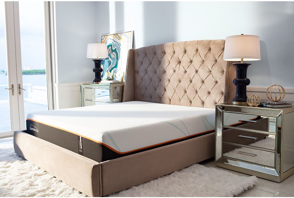Raven Gray Uph Platform Bed