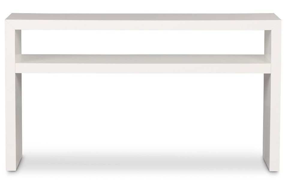Nantucket White Open Console Table, (1)