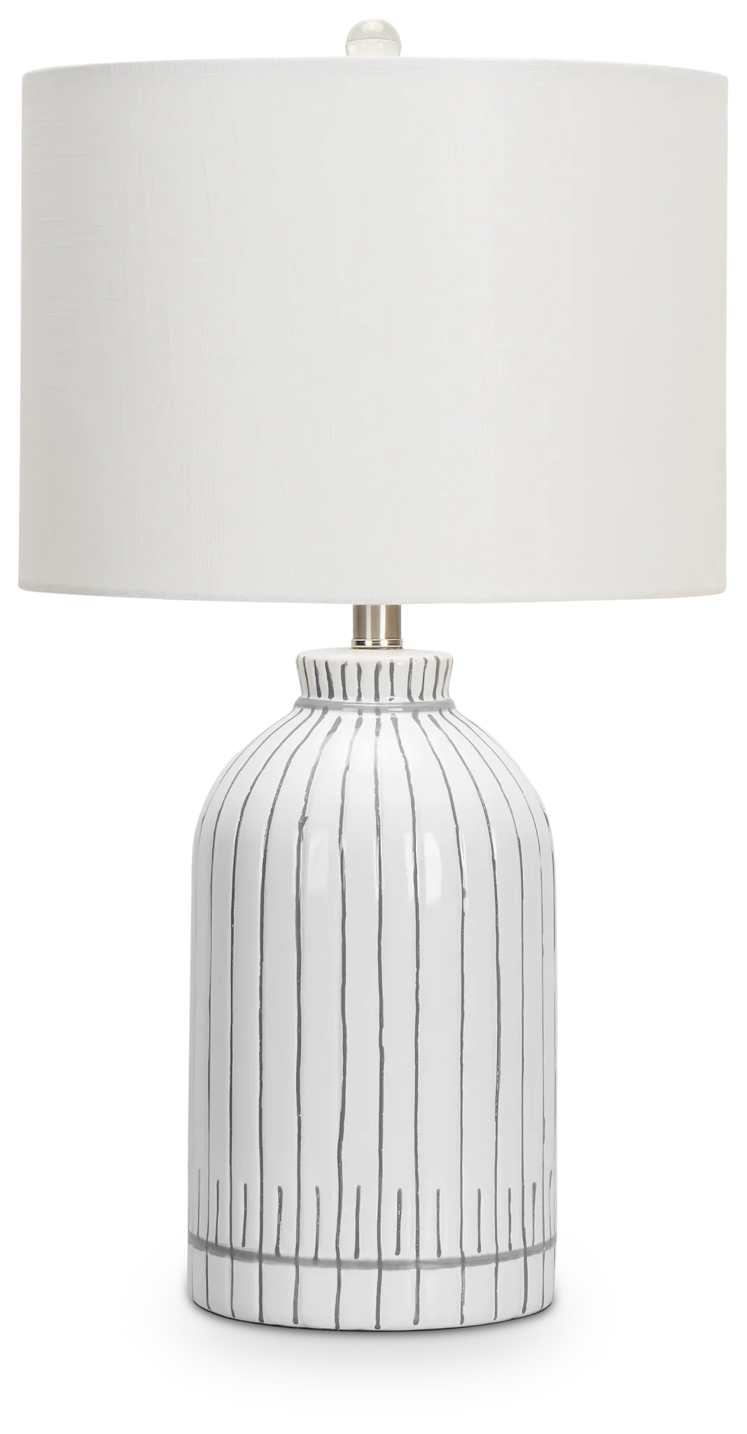 Pamina Gray Table Lamp