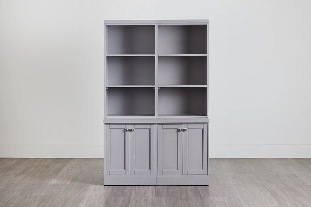 Newport Gray Door Bookcase (0)