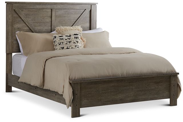 Blueridge Light Tone Panel Bed