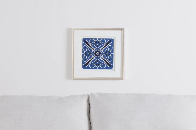 Lapis Dark Blue Framed Wall Art