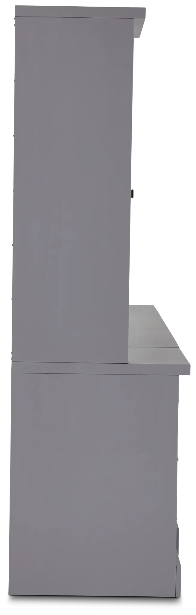 Newport Gray Drawer Wall Desk | Home Office - Desks | City Furniture