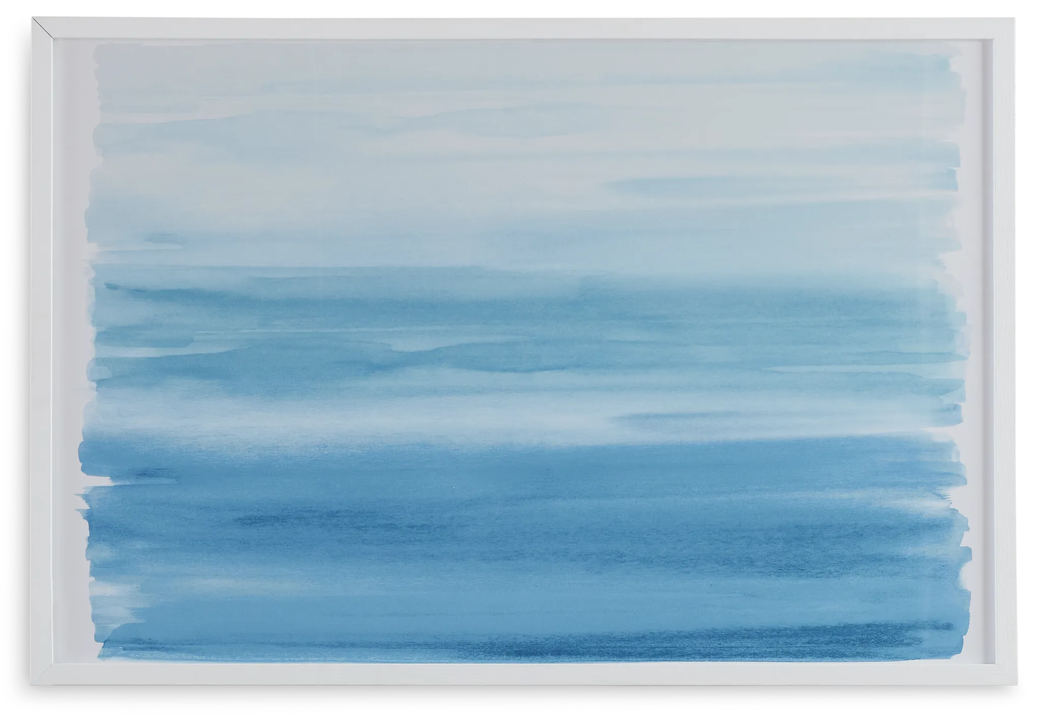 Sorely Light Blue Framed Wall Art