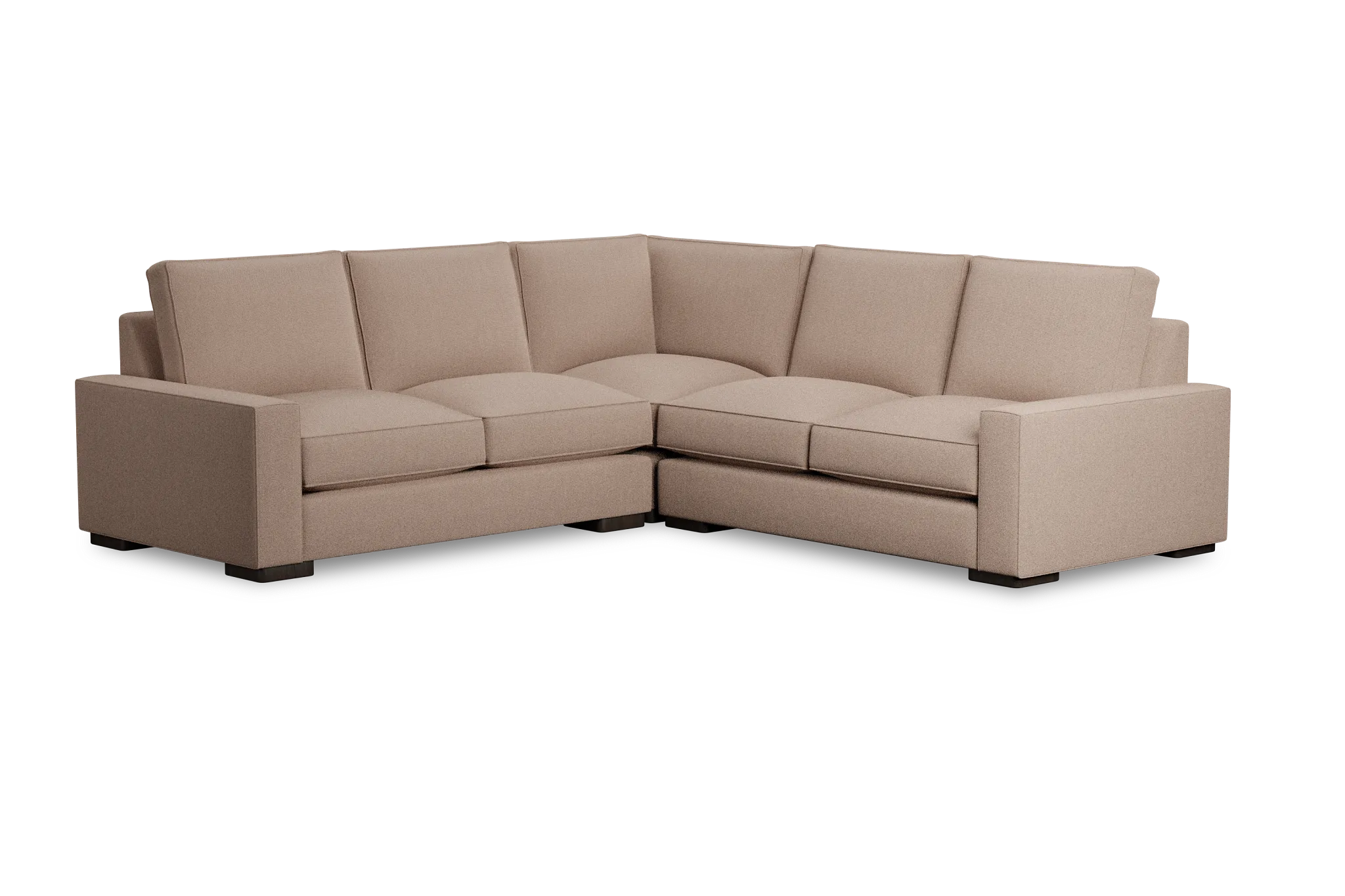 Edgewater Peyton Light Pink Small Two-arm Sectional