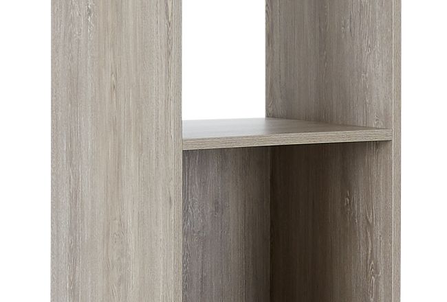 Delray Light Tone Open Bookcase