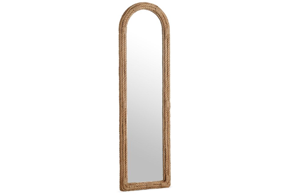 Coast Jute Floor Mirror, (1)