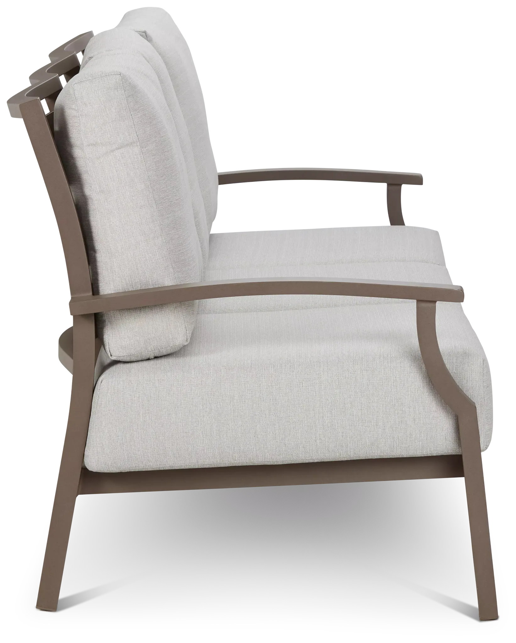 Raleigh Gray Aluminum Sofa