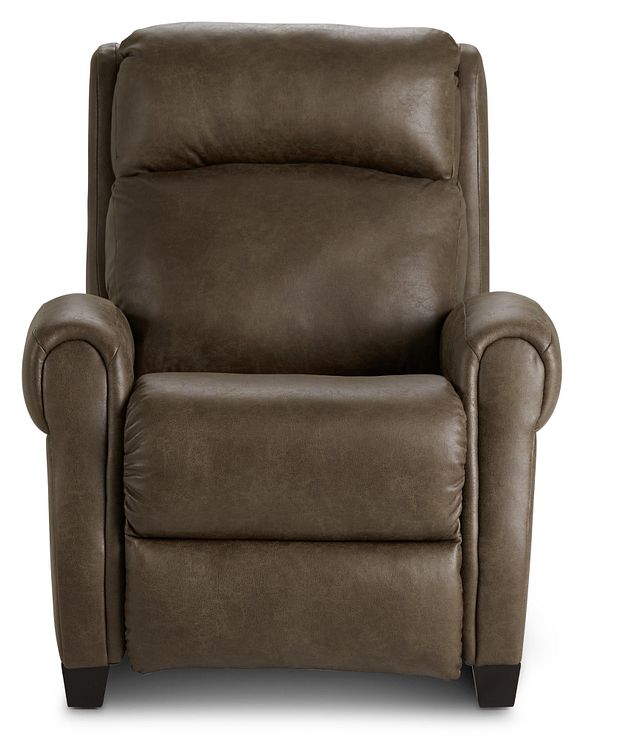 Wilson Dark Brown Micro Zero Gravity Power Recliner W/heat & Massage (4)