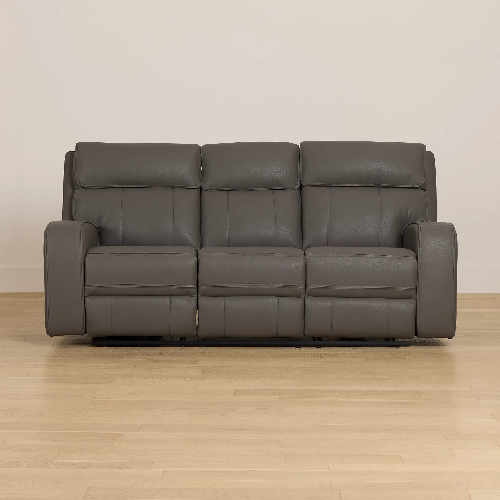 Rhett Gray Micro Power Reclining Sofa