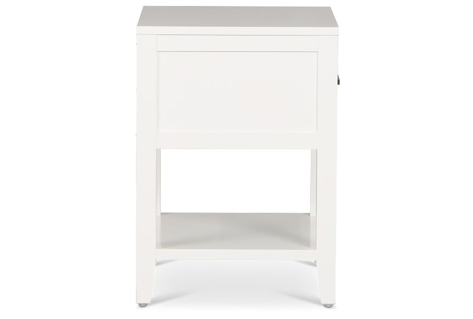Nantucket White 1-drawer Nightstand