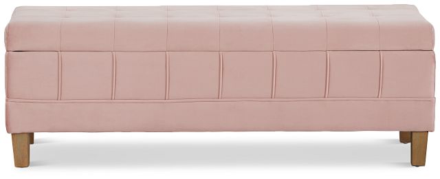Crosby Pink Storage Bench