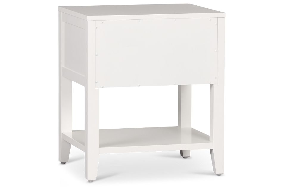 Nantucket White 1-drawer Nightstand
