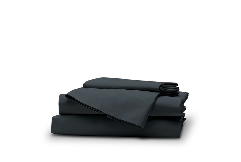 Organic Cotton Dark Blue 300 Thread Sheet Set