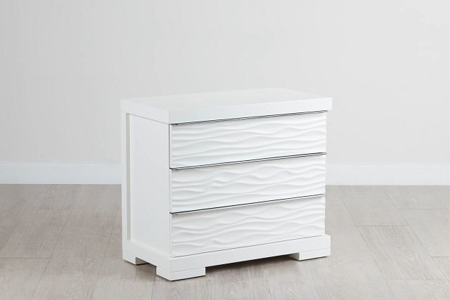 Ocean Drive White Nightstand