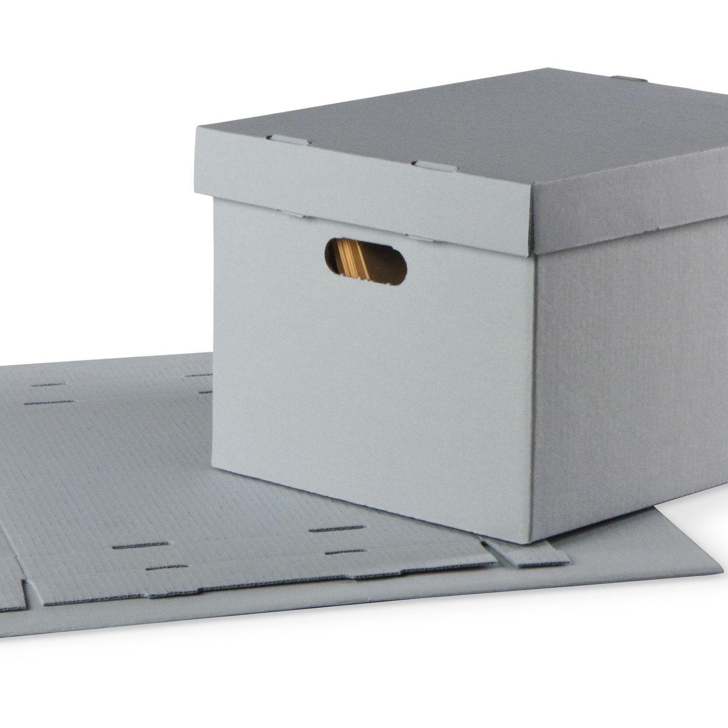 Gaylord Archival® Classic Record Storage Cartons with Handholds (5-Pack ...