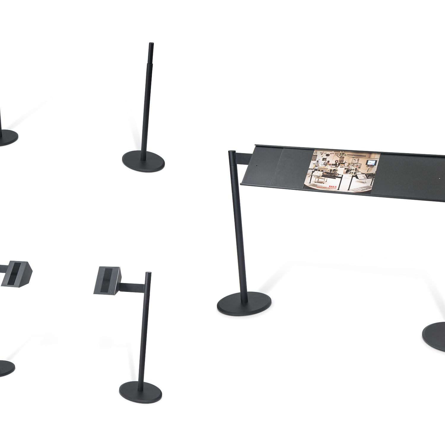 MuseumRails™ Modular Reader Rail Starter Unit | Traffic Management ...