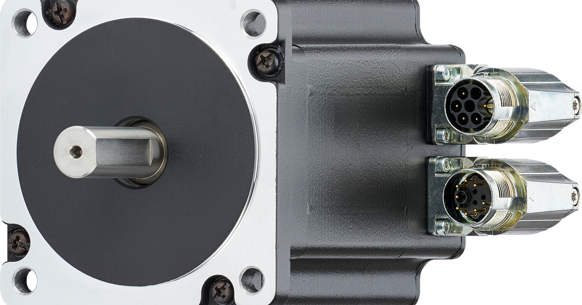 drylin® E stepper motor with connector and encoder, NEMA 34 | igus®