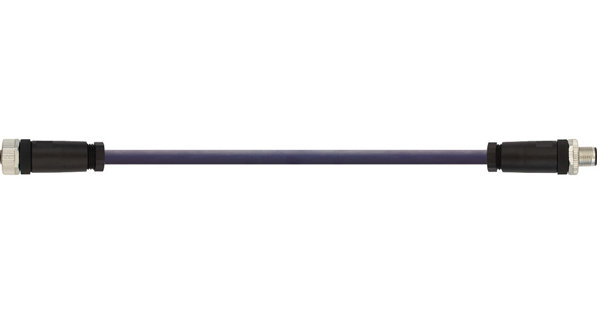 chainflex® Anschlussleitung Verteiler gerade M12, CF.INI CF9, Buchse/Stift | igus®