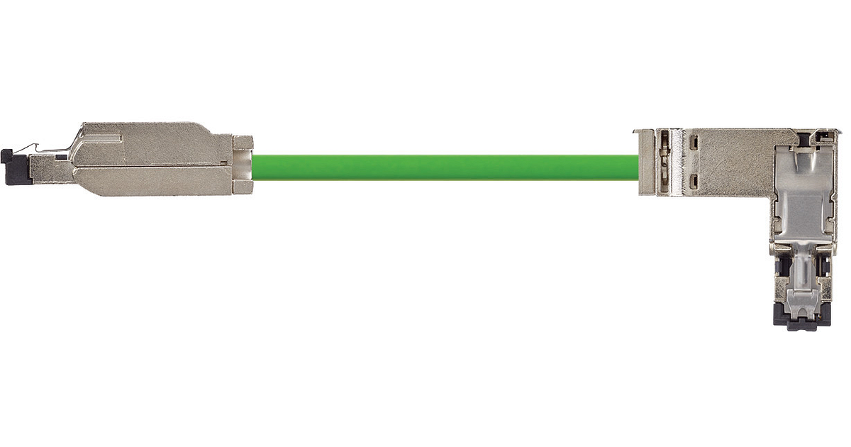 Harnessed Profinet Cables, iguPUR, connector A: Siemens RJ45 metal ...
