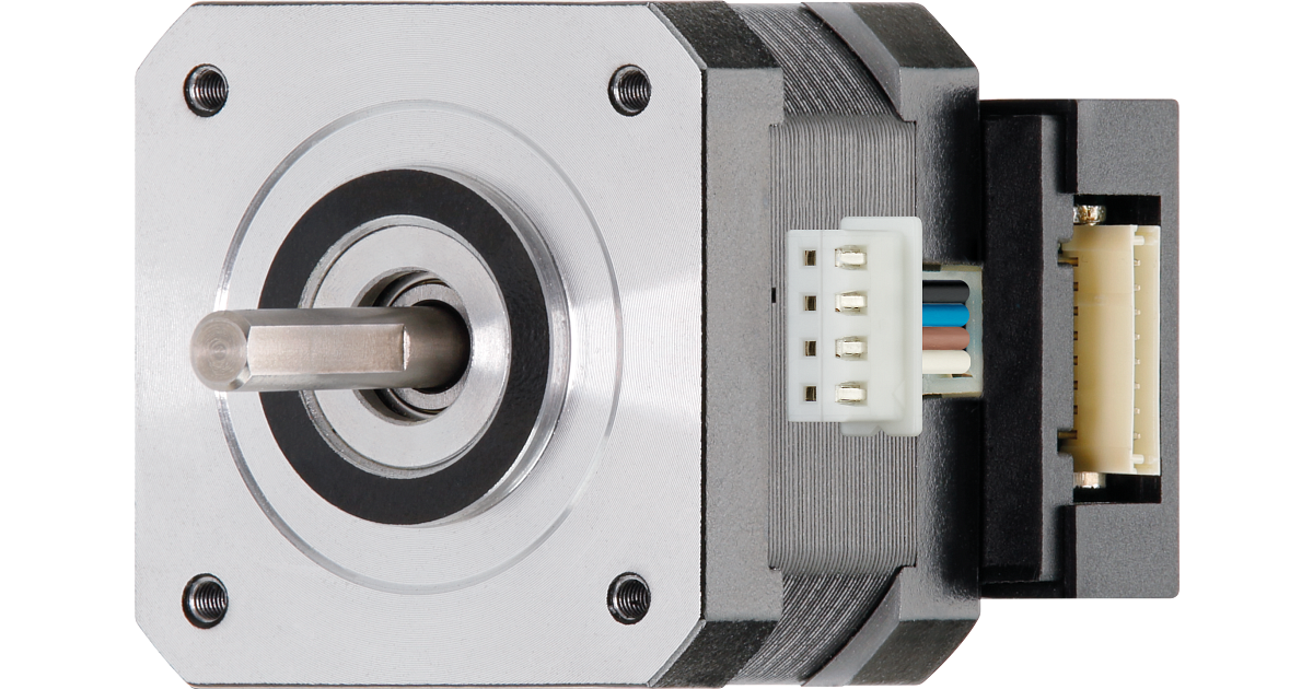 Drylin® E stepper motor, stranded wires with JST connector and encoder ...