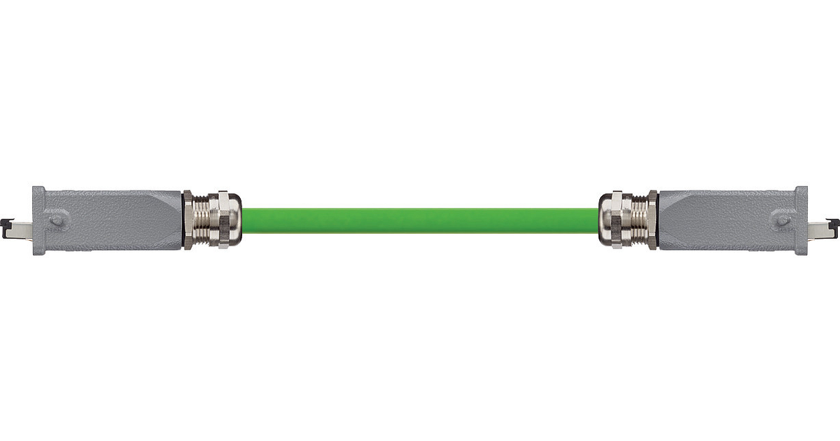 Harnessed Profinet Cables, PUR, connector A: Harting RJ45 Han 3A ...
