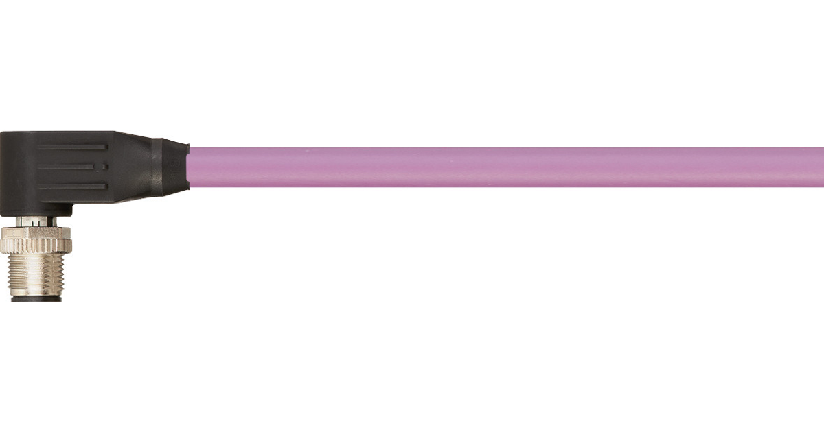 Industrial Ethernet/CAT5 cables, PVC, connector A: M12 d-coded pin ...