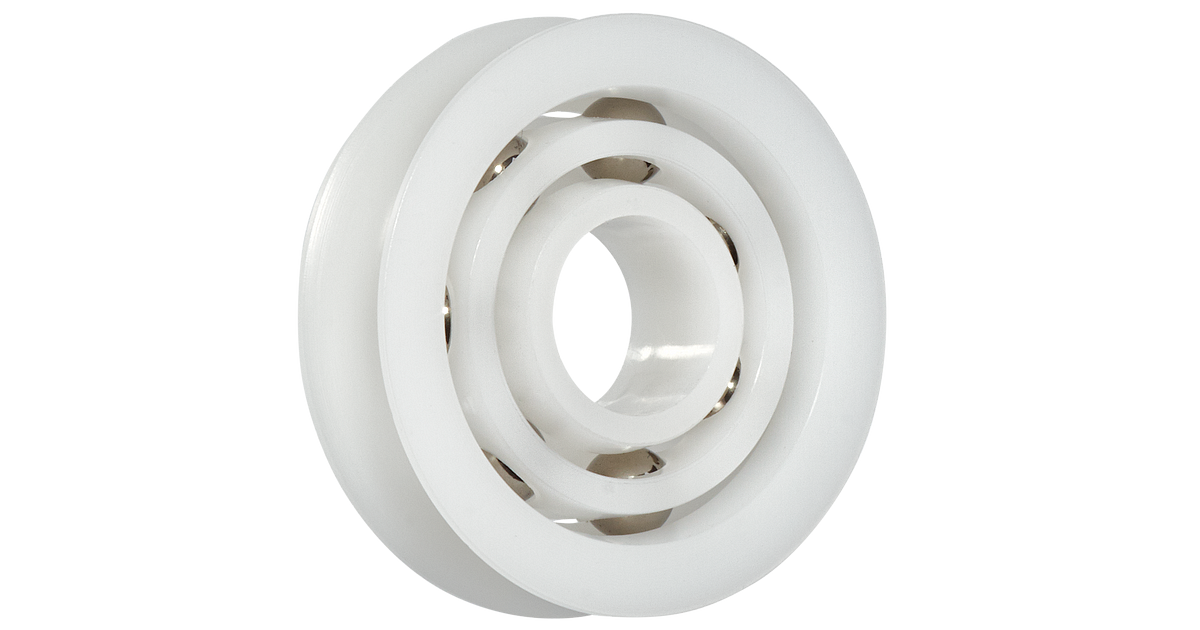 xiros® radial deep groove ball bearing, with profiling, one-sided cover ...