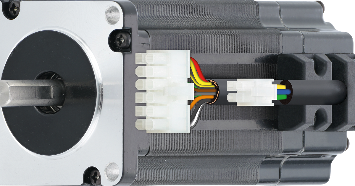 drylin® E EC/BLDC motor with stranded wires, Hall and encoder, NEMA 23 ...