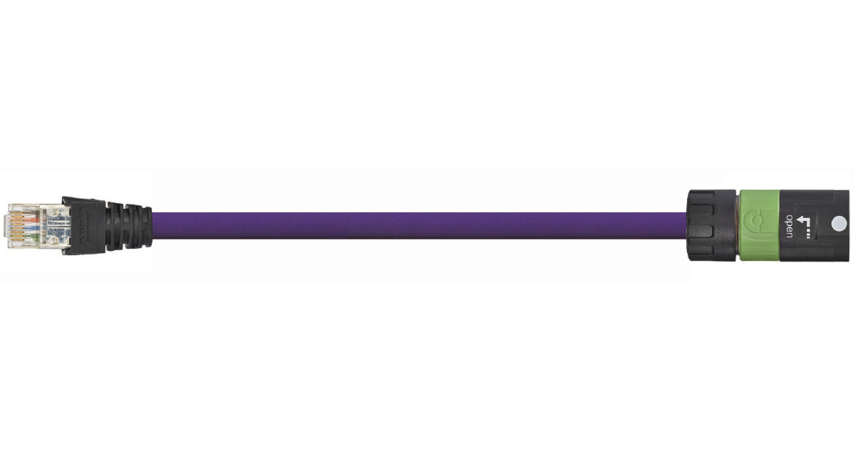 Harnessed CAT5e cables, TPE, connector A: Hirose RJ45, connector B ...