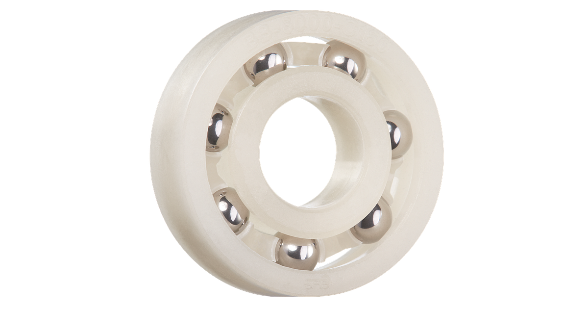 xiros® radial deep groove ball bearing, xirodur C160, stainless steel ...