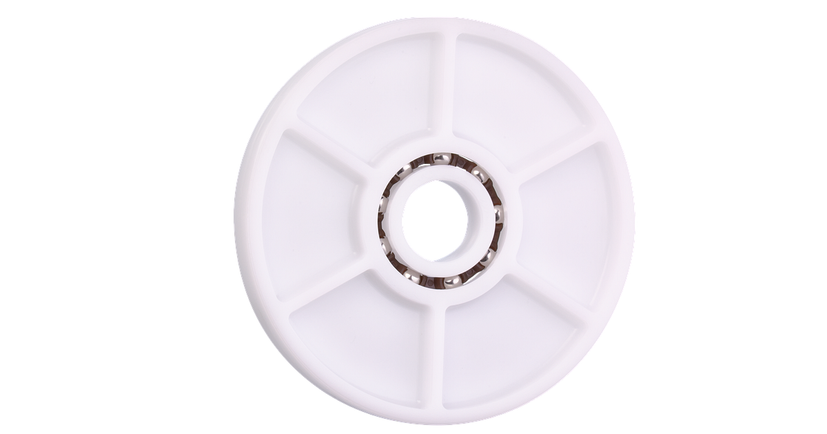 xiros® skate wheel, xirodur B180, stainless steel balls, mm | igus®