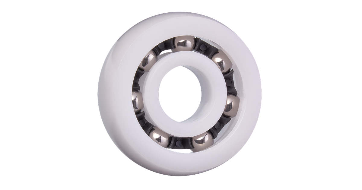 Laufrolle ballig xirodur® B180, einteilige Lösung, Edelstahlkugeln | igus®