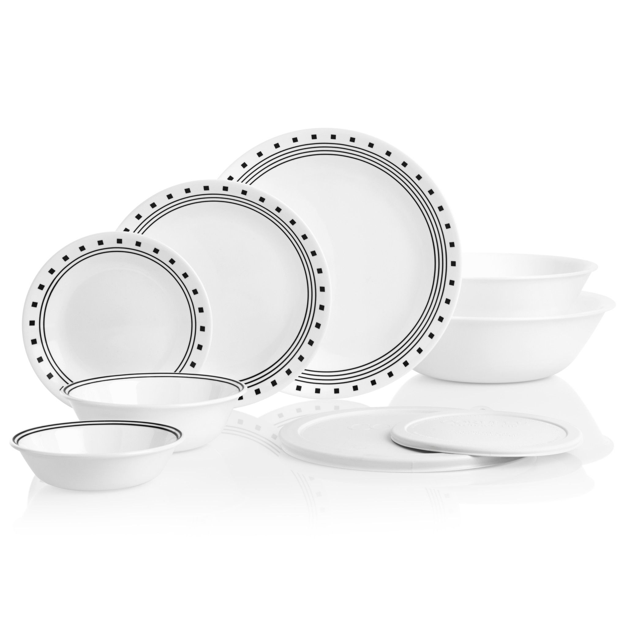 Livingware City Block 78-pc Dinnerware Set | Corelle