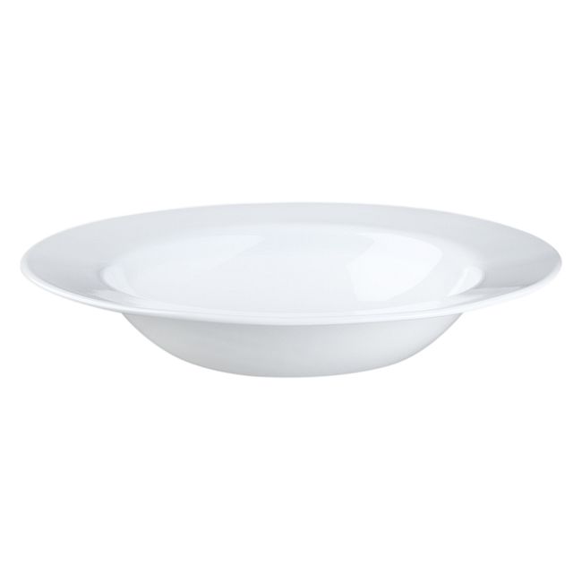 Dazzling White 28 ounce Large Soup Bowl Pyrex
